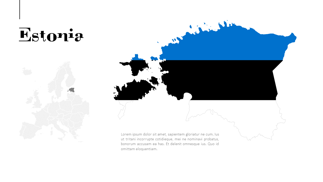Europe Map (35countries) Presentation