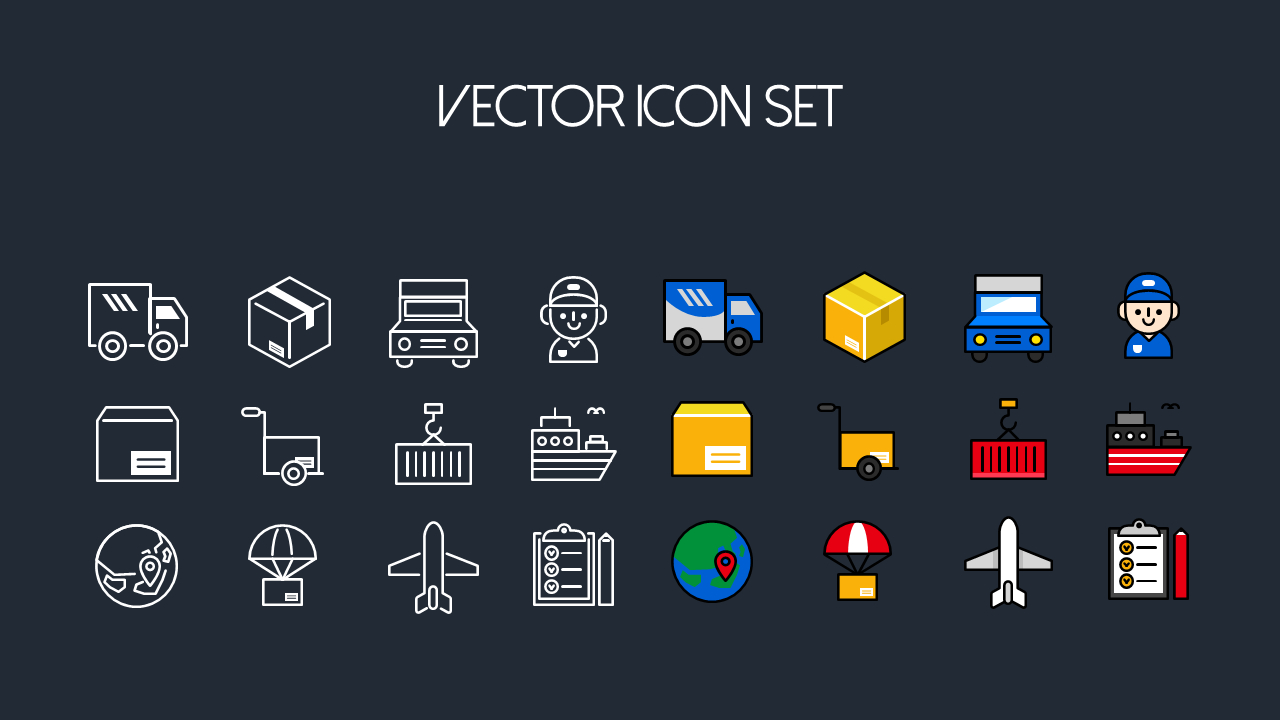 Logistics Services Icons