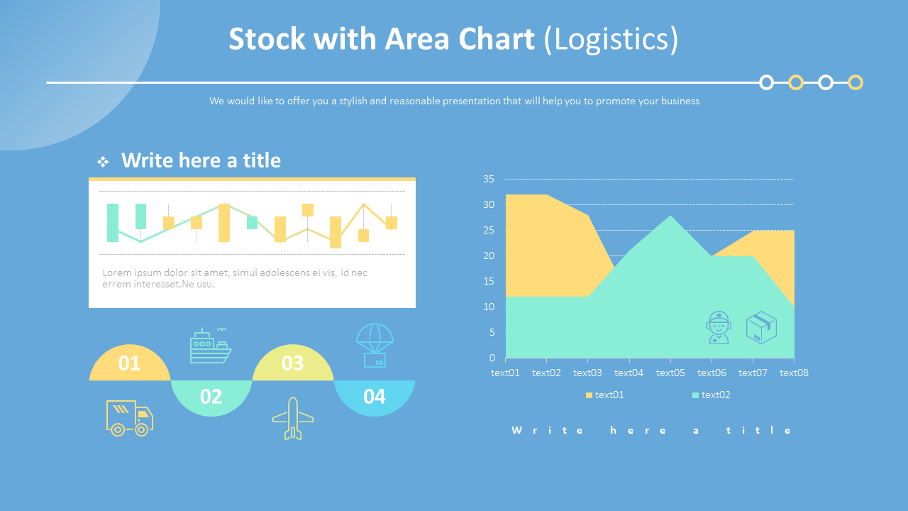 Stock with Area Chart (Logistics)