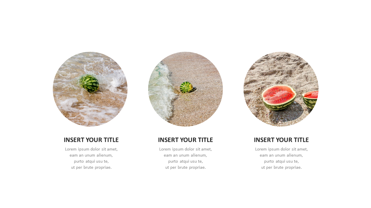 Summer pineapple & watermelon PowerPoint Templates Design