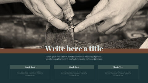 Wood Craft PowerPoint Templates