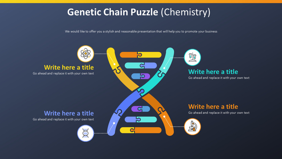 Genetic Chain Puzzle Diagram (Chemistry)|Puzzles