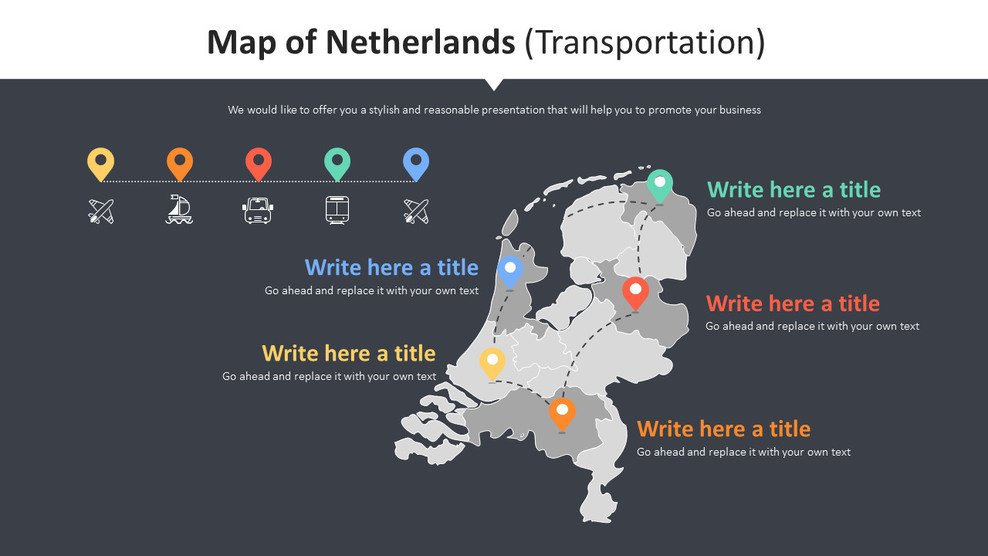 Map of Netherlands Diagram (Transportation)