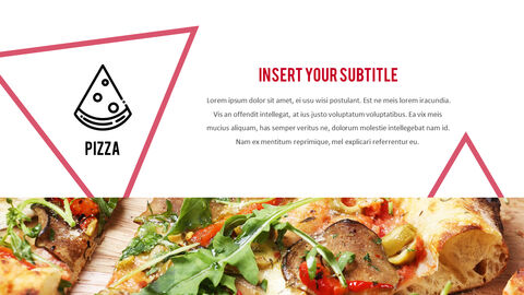 Pizza Modèles PowerPoint pour la présentation