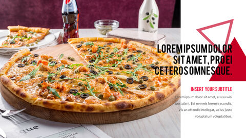 Pizza Modèles PowerPoint pour la présentation