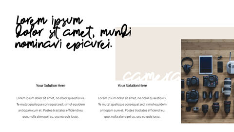 Camera PowerPoint Templates Multipurpose Design