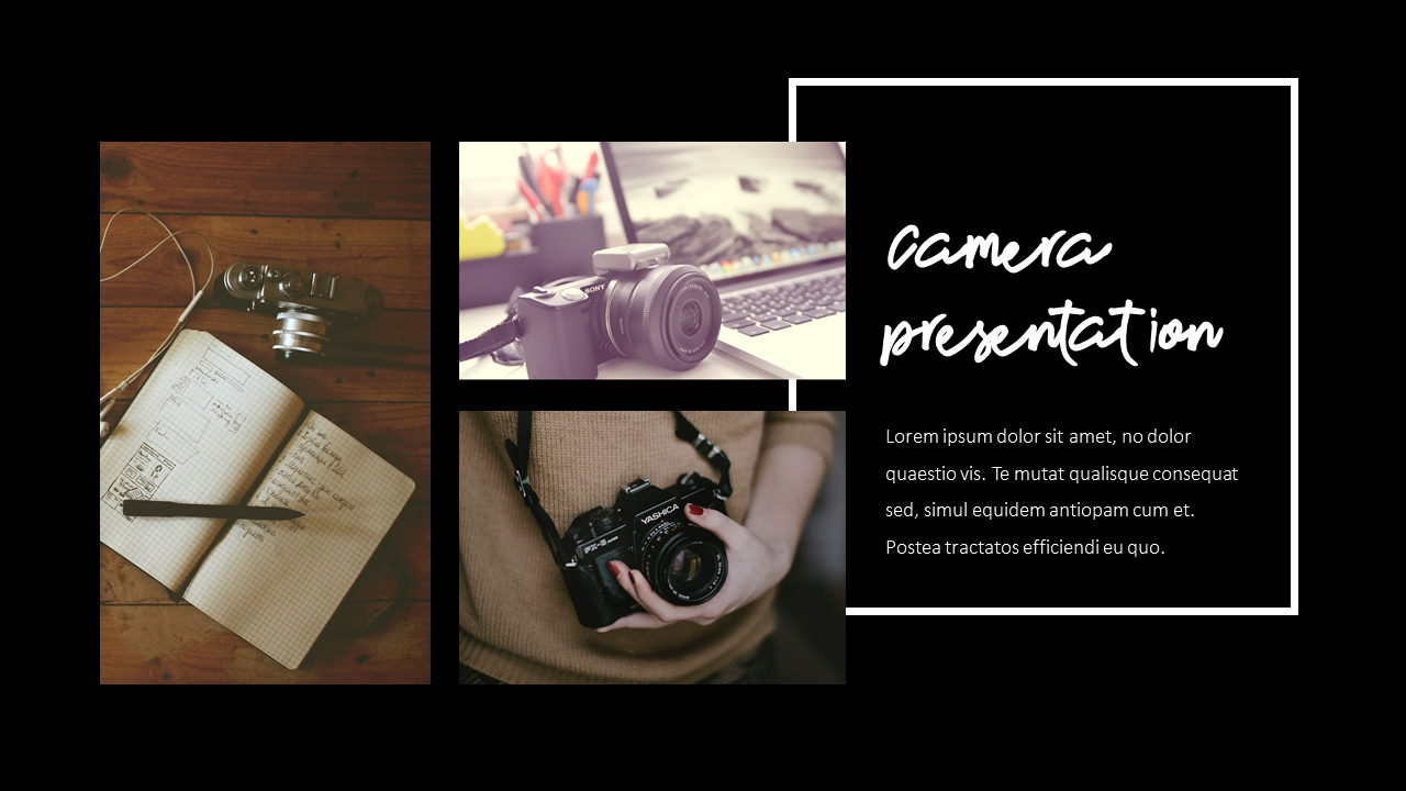 Camera PowerPoint Templates Multipurpose Design