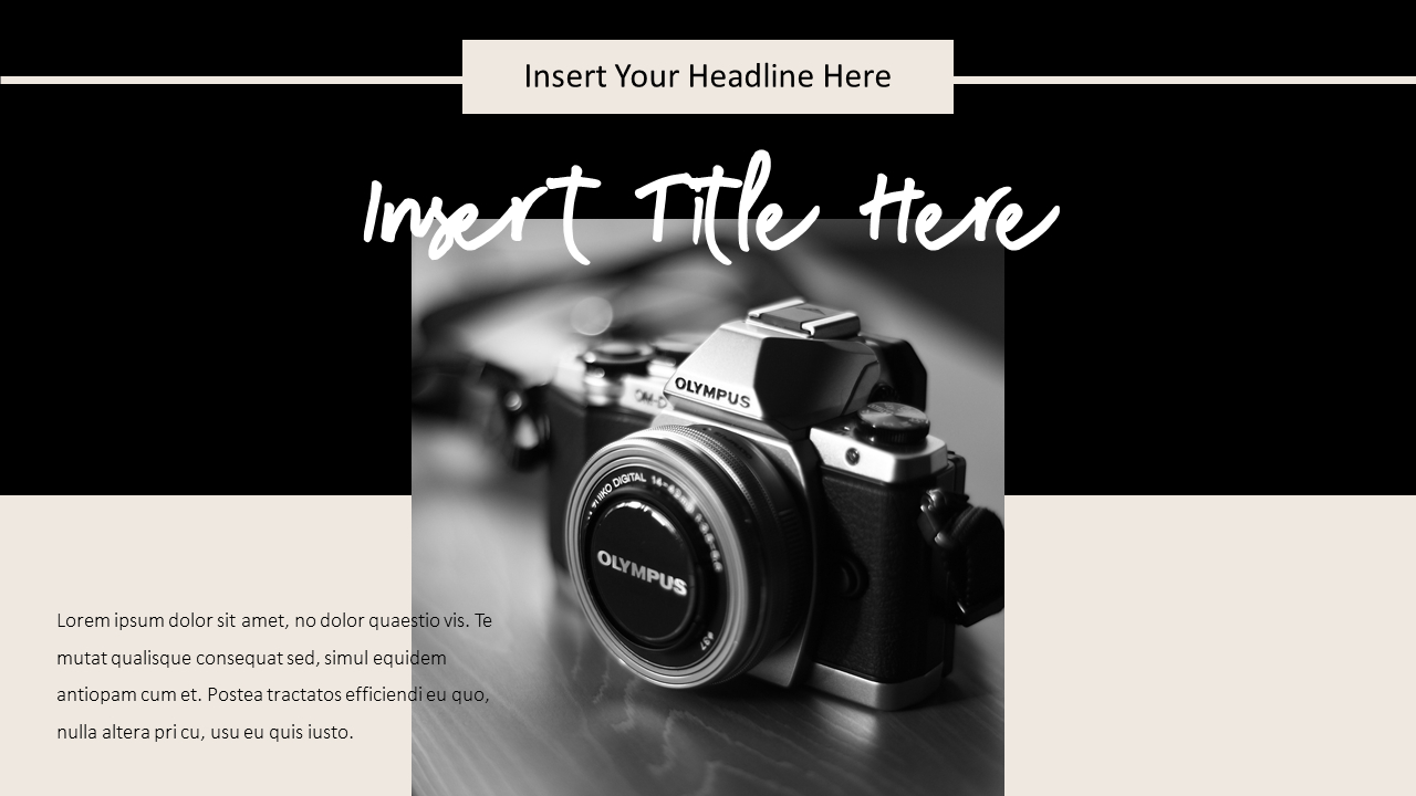 Camera PowerPoint Templates Multipurpose Design