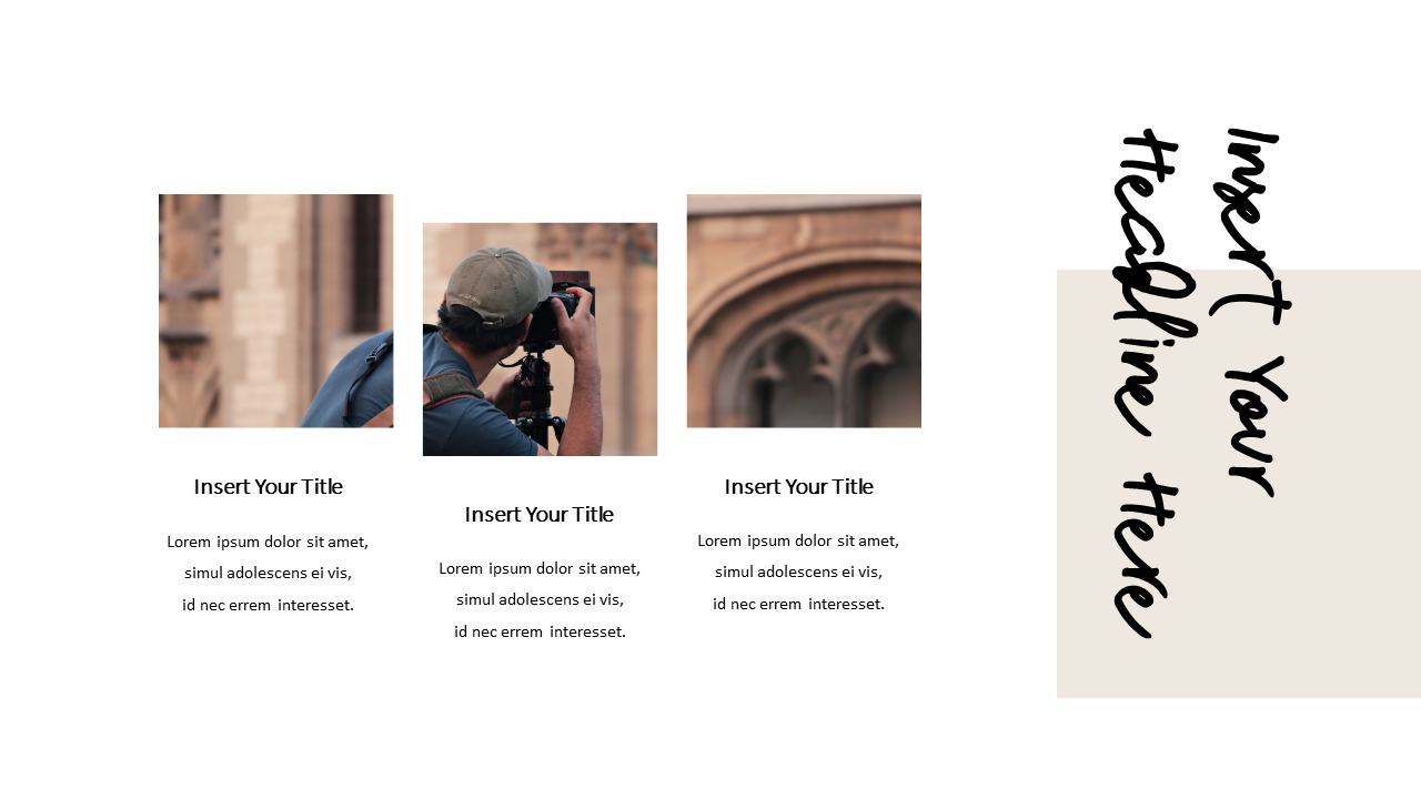 Camera PowerPoint Templates Multipurpose Design