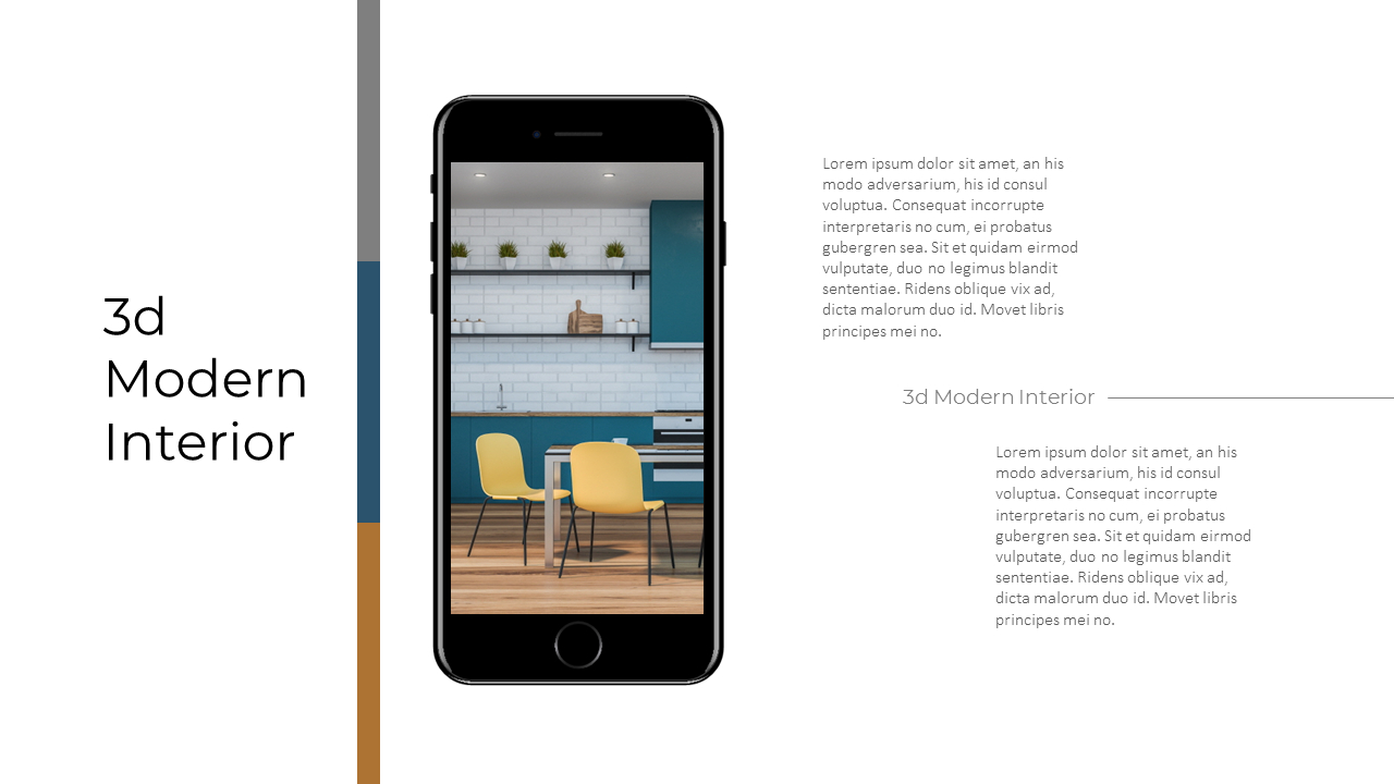 3d Modern Interior PPT Presentation