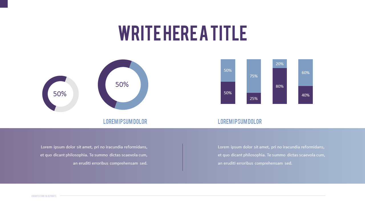 Architecture Blueprints PowerPoint Templates