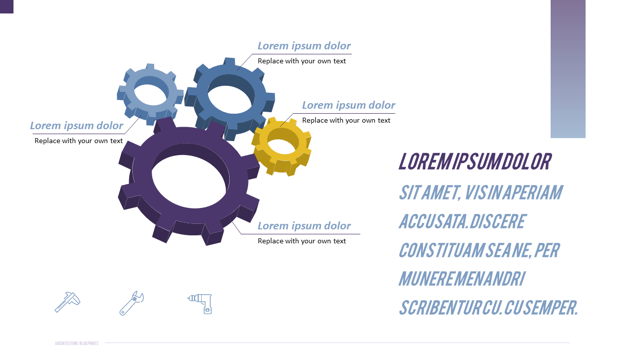 Architecture Blueprints PowerPoint Templates