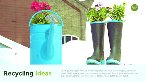 Eco-Friendly Recycling Theme PPT Templates