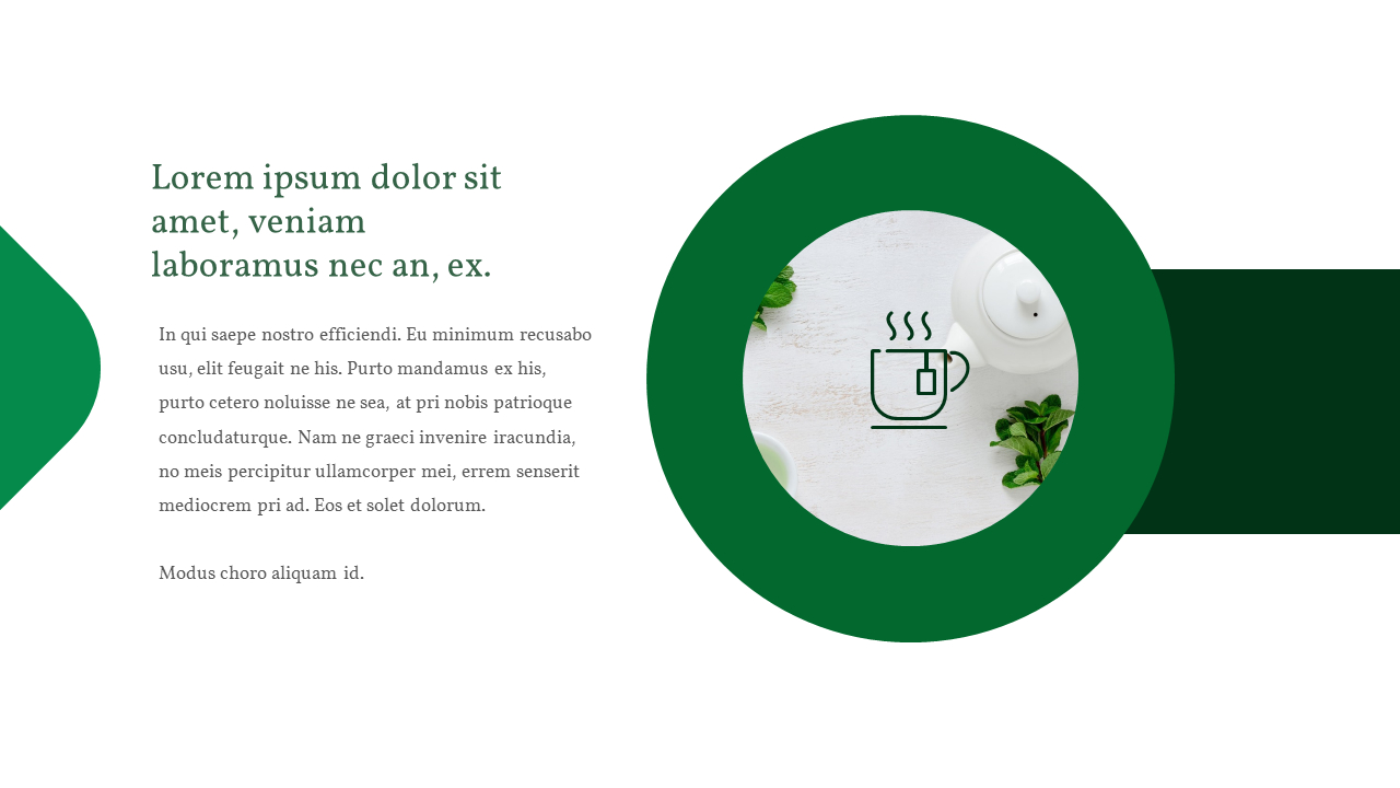 Green Tea Presentation PowerPoint Templates Design