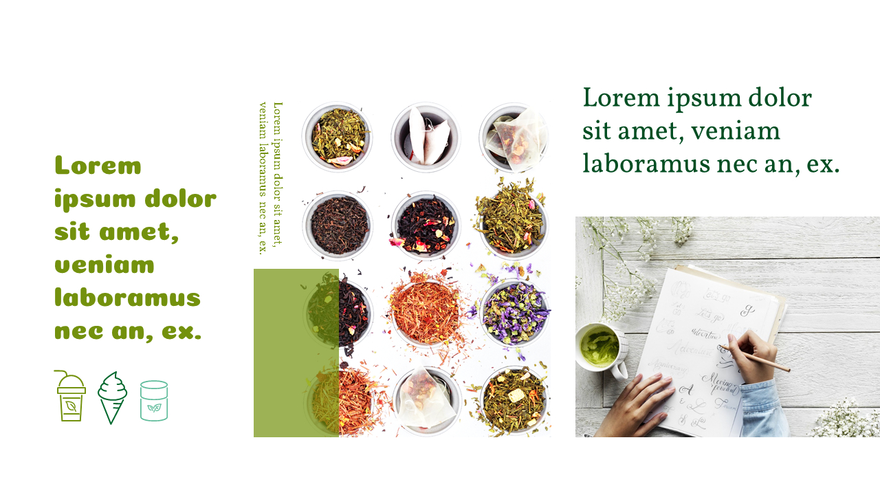 Green Tea Presentation PowerPoint Templates Design
