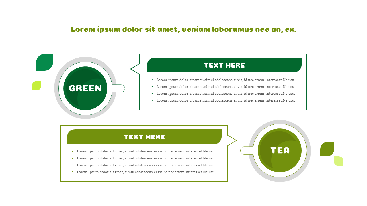 Green Tea Presentation PowerPoint Templates Design