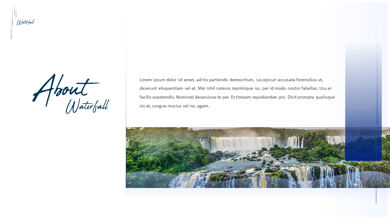Waterfall Slide Presentation