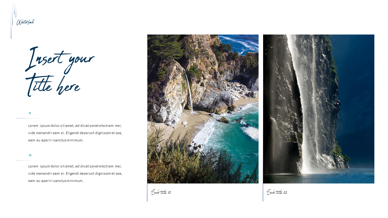 Waterfall Slide Presentation