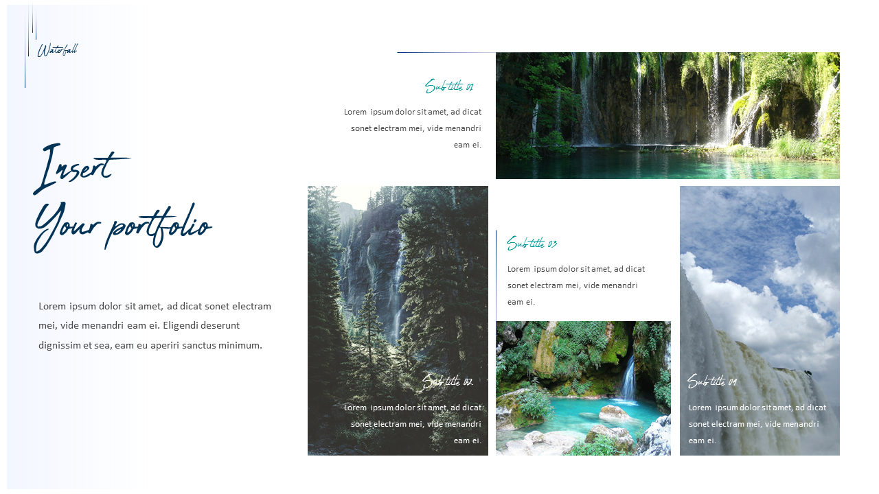 Waterfall Slide Presentation