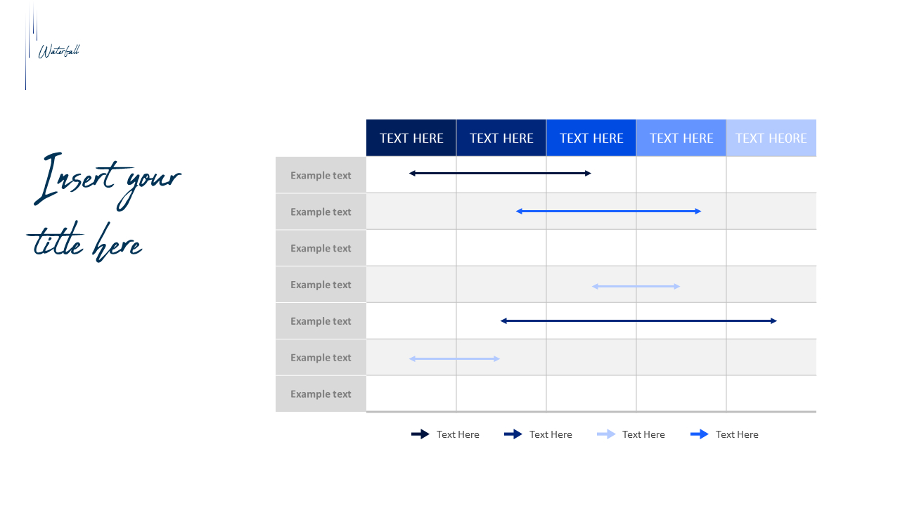 Waterfall Slide Presentation