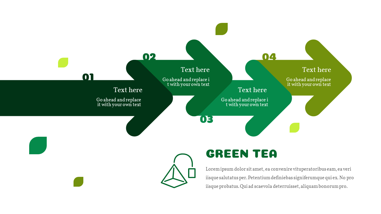 Green Tea Presentation PowerPoint Templates Design