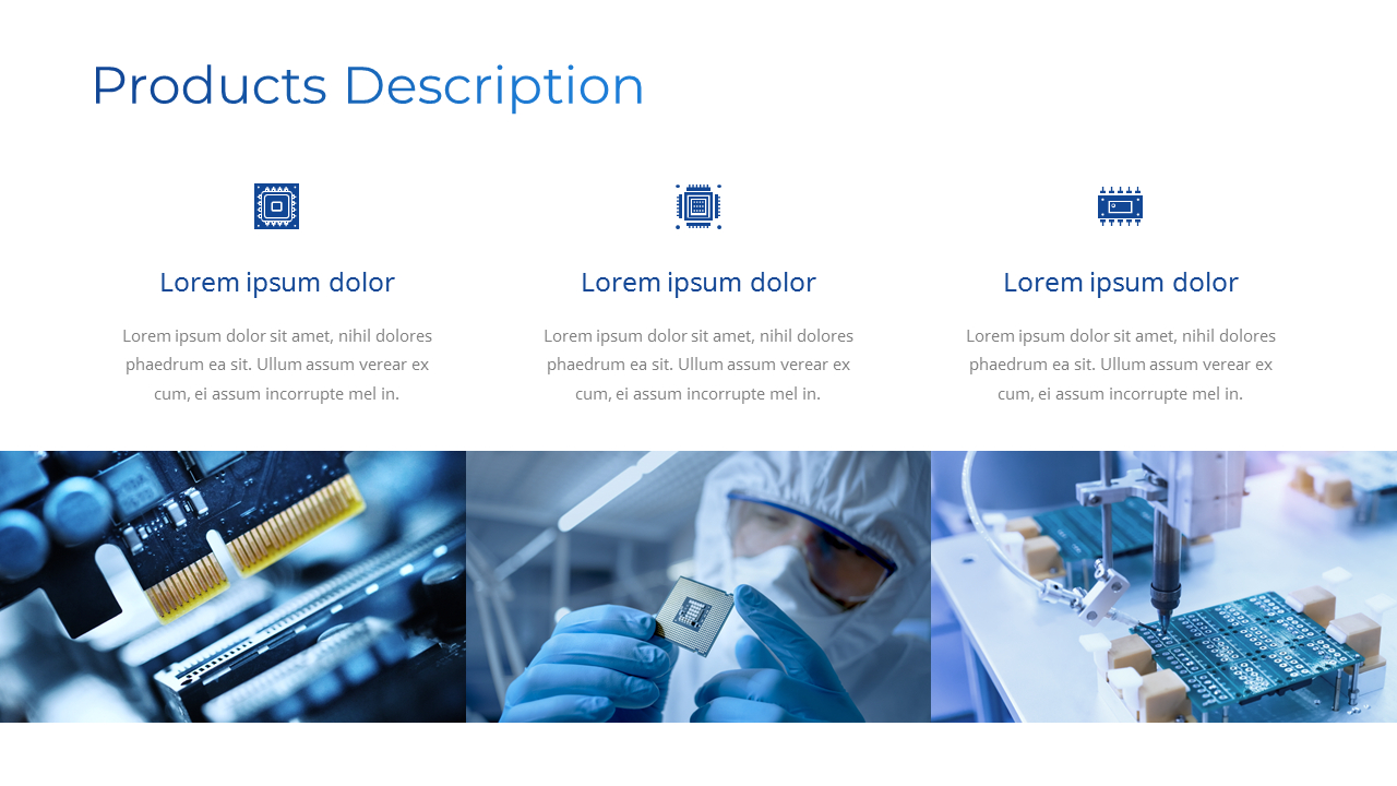 Semiconductor Investor Deck Theme PT Templates