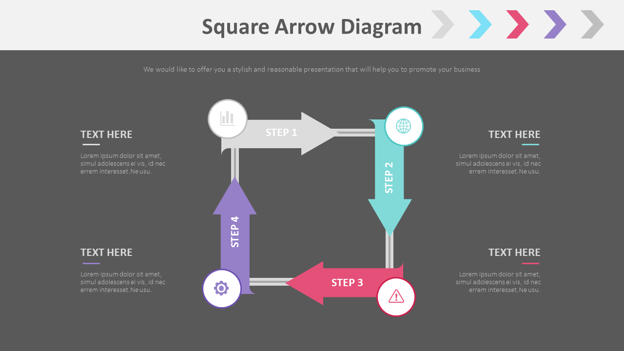 Square Arrow Diagram