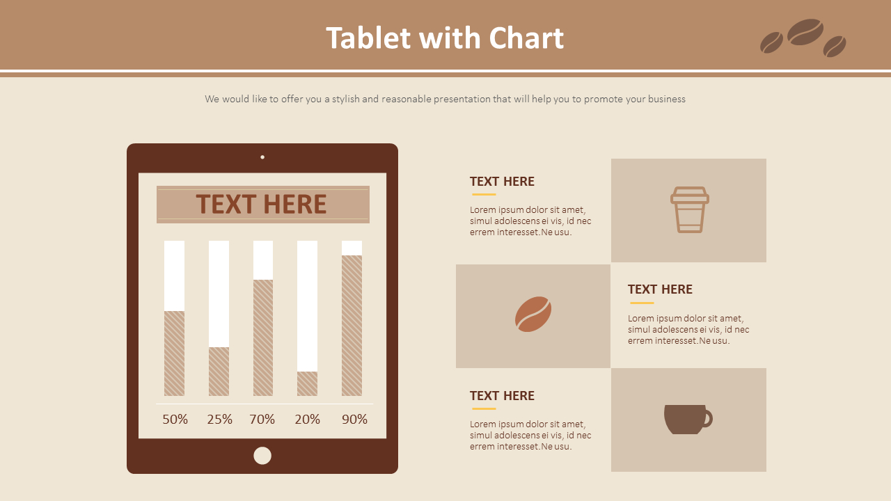 Tablet with Chart Diagram|Relationship