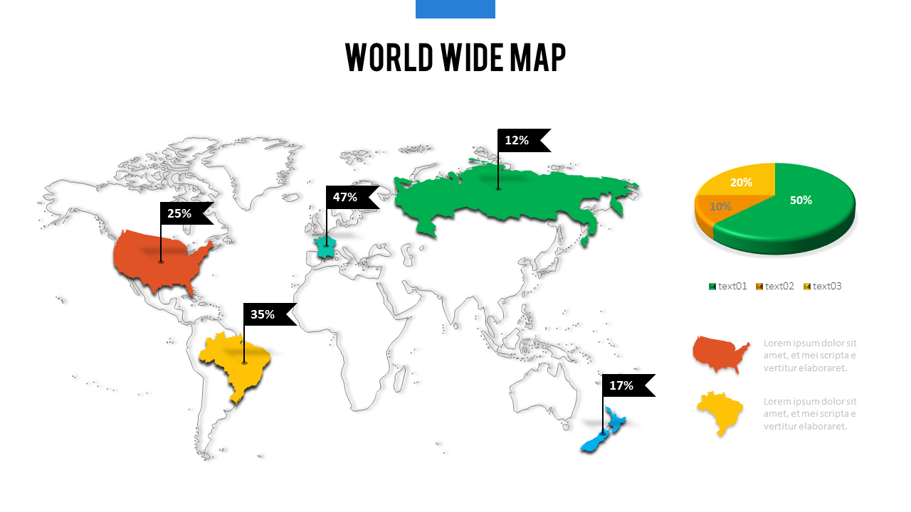 Plantilla De Powerpoint De Mapa Del Mundo Mundo Plantillas De