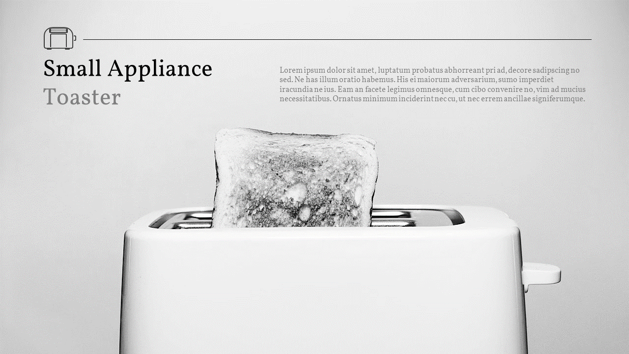 House Appliance Theme Presentation Templates