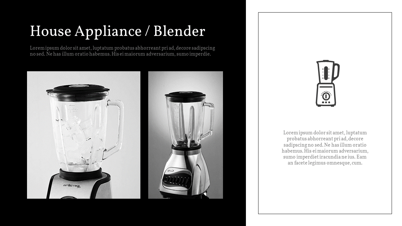 House Appliance Theme Presentation Templates