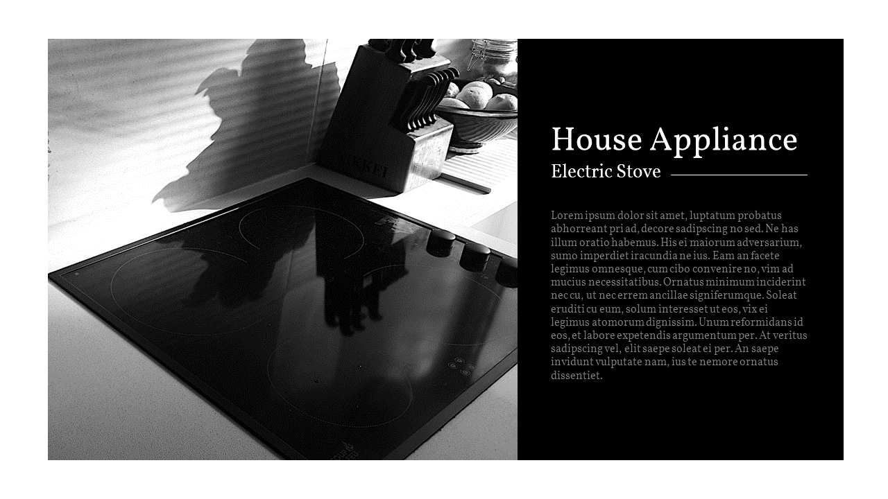 House Appliance Theme Presentation Templates