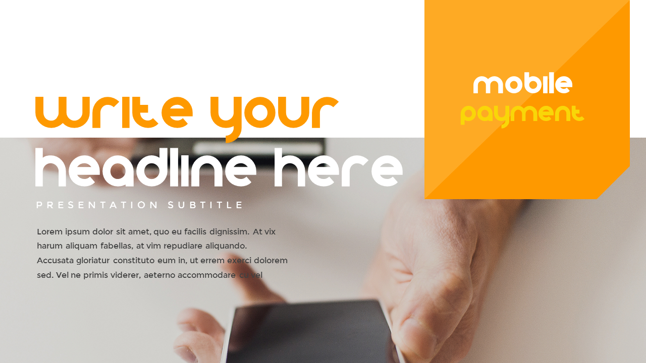 Mobile Payment Simple Templates Design