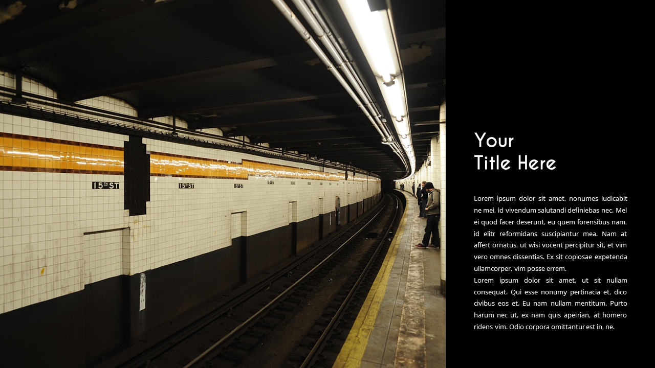 Subway PowerPoint Presentation Examples