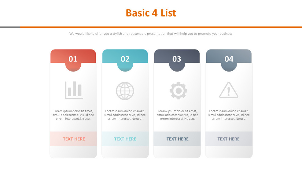 Basic 4 List Diagram
