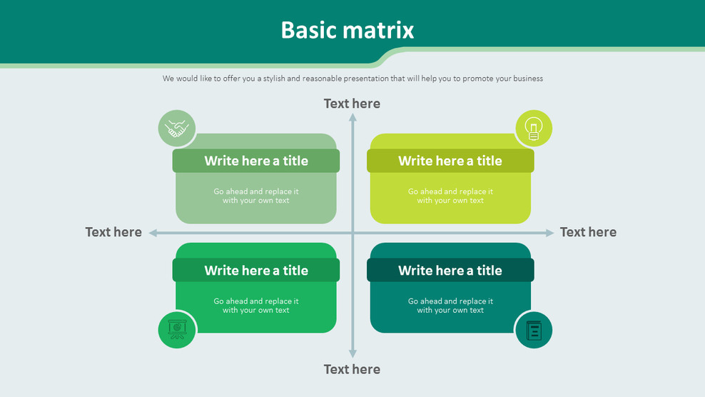 Diagrama de matriz básico