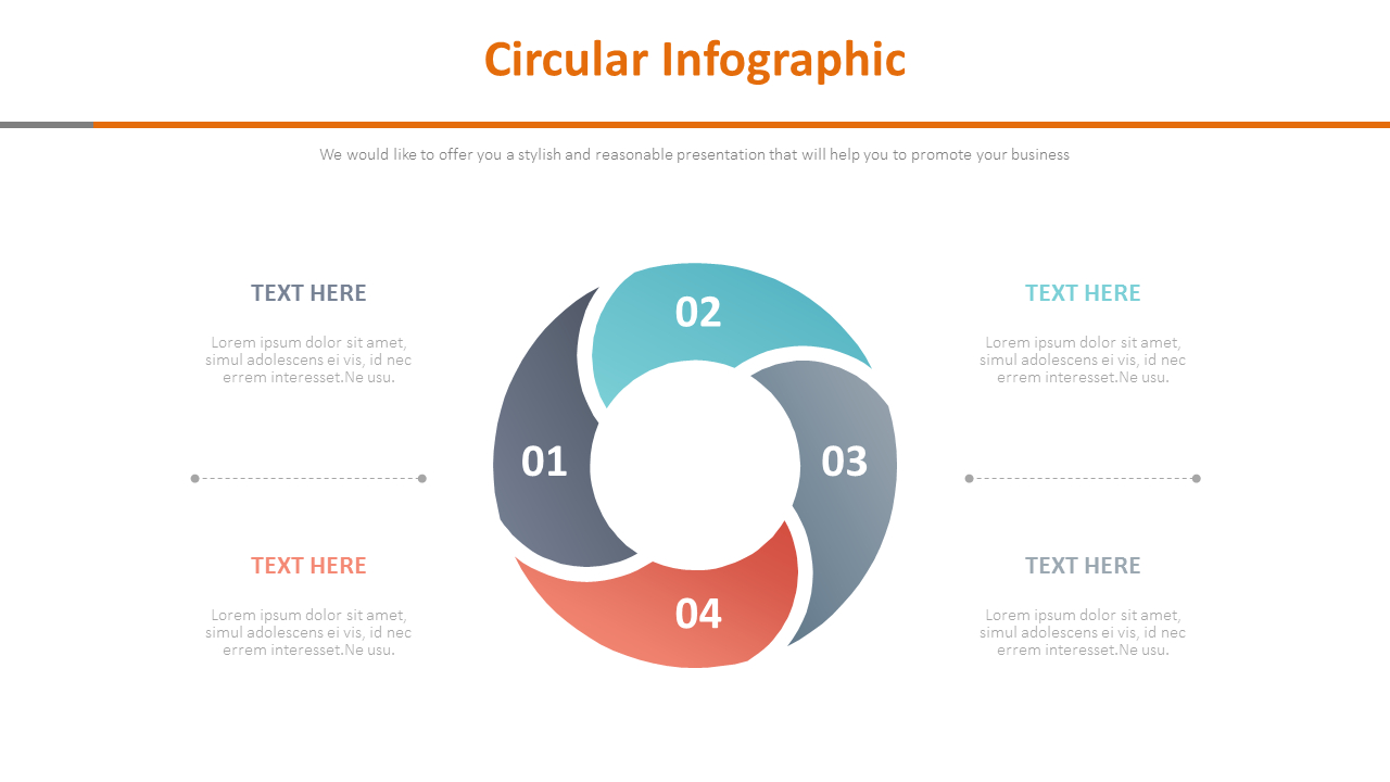 Circular Infographic Diagram|Cycle