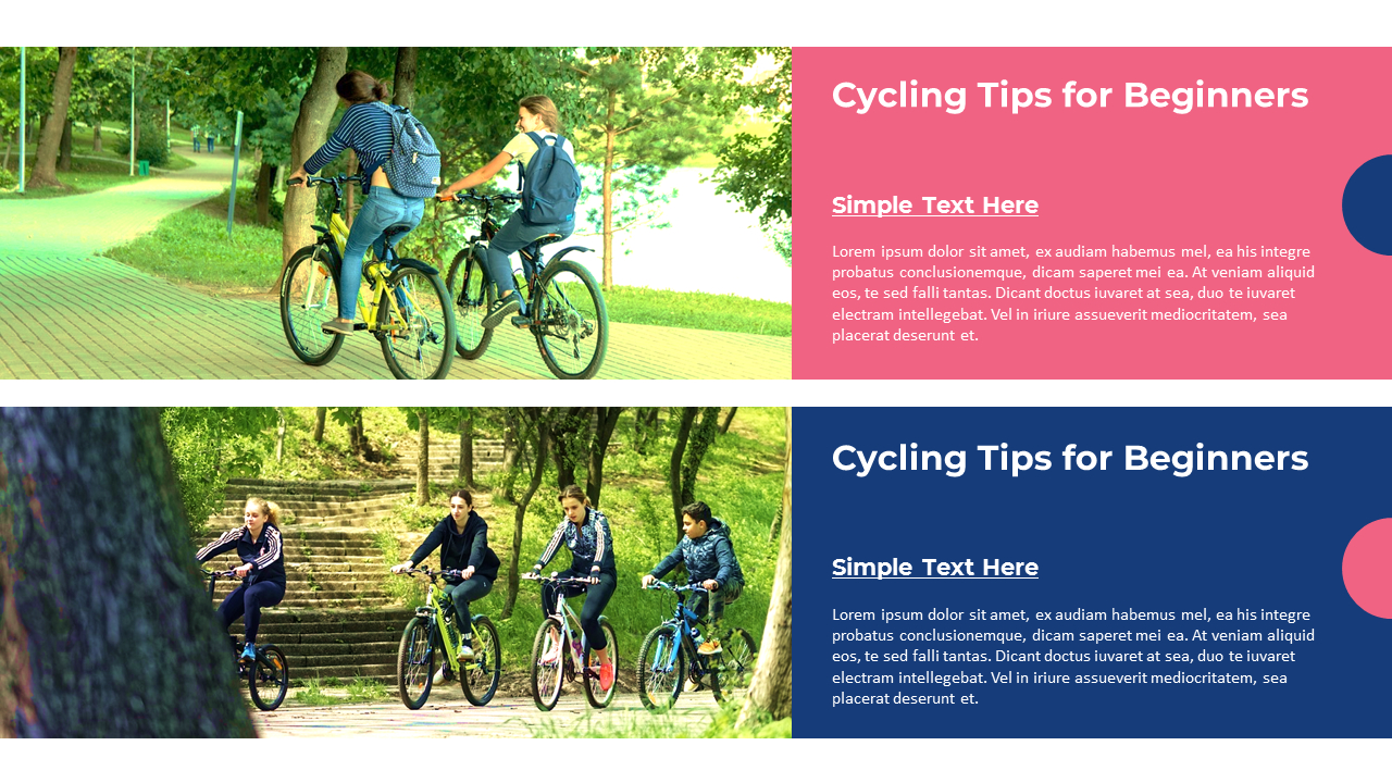 Cycling Tips for Beginners Theme PT Templates