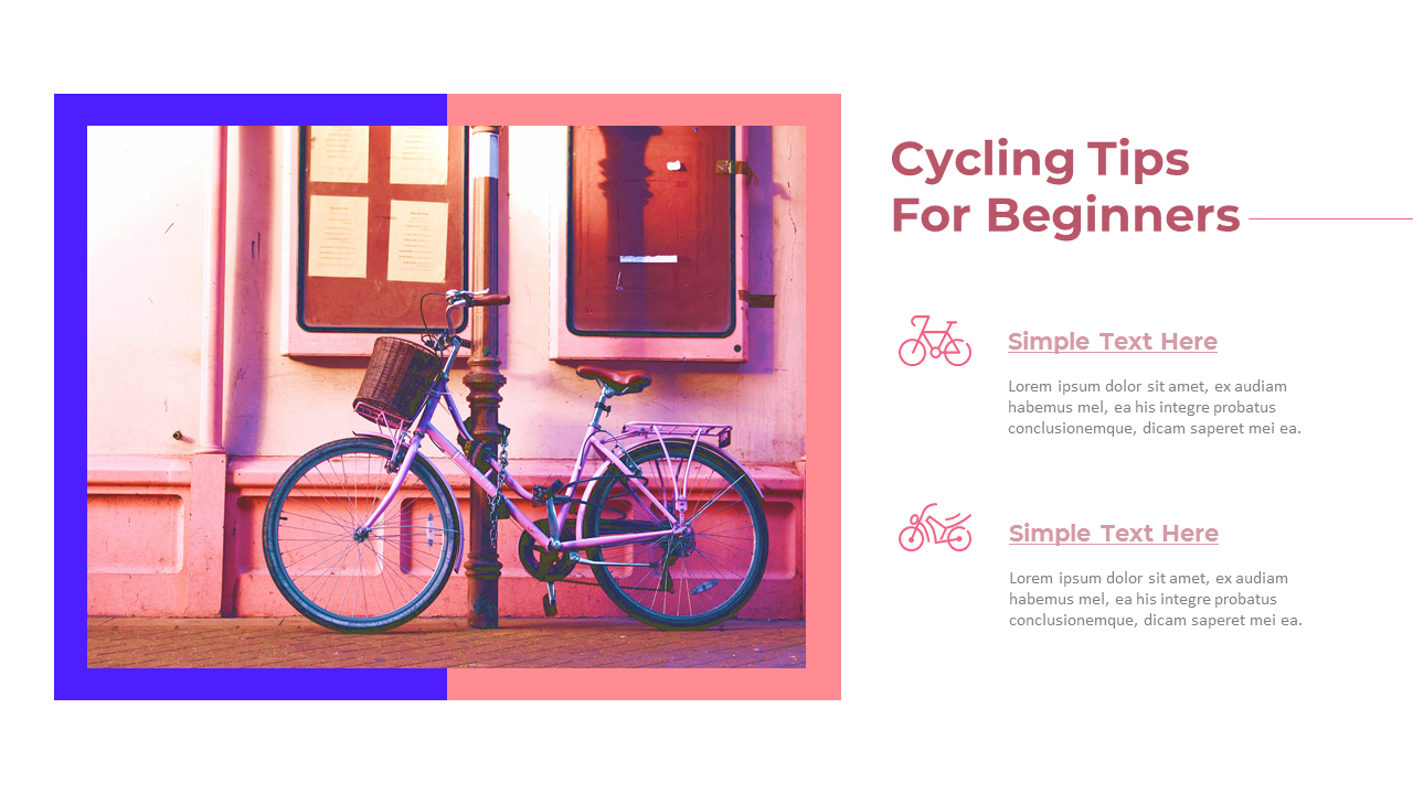 Cycling Tips for Beginners Theme PT Templates