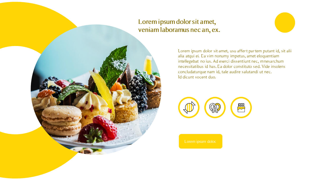 Dessert Theme PPT Templates