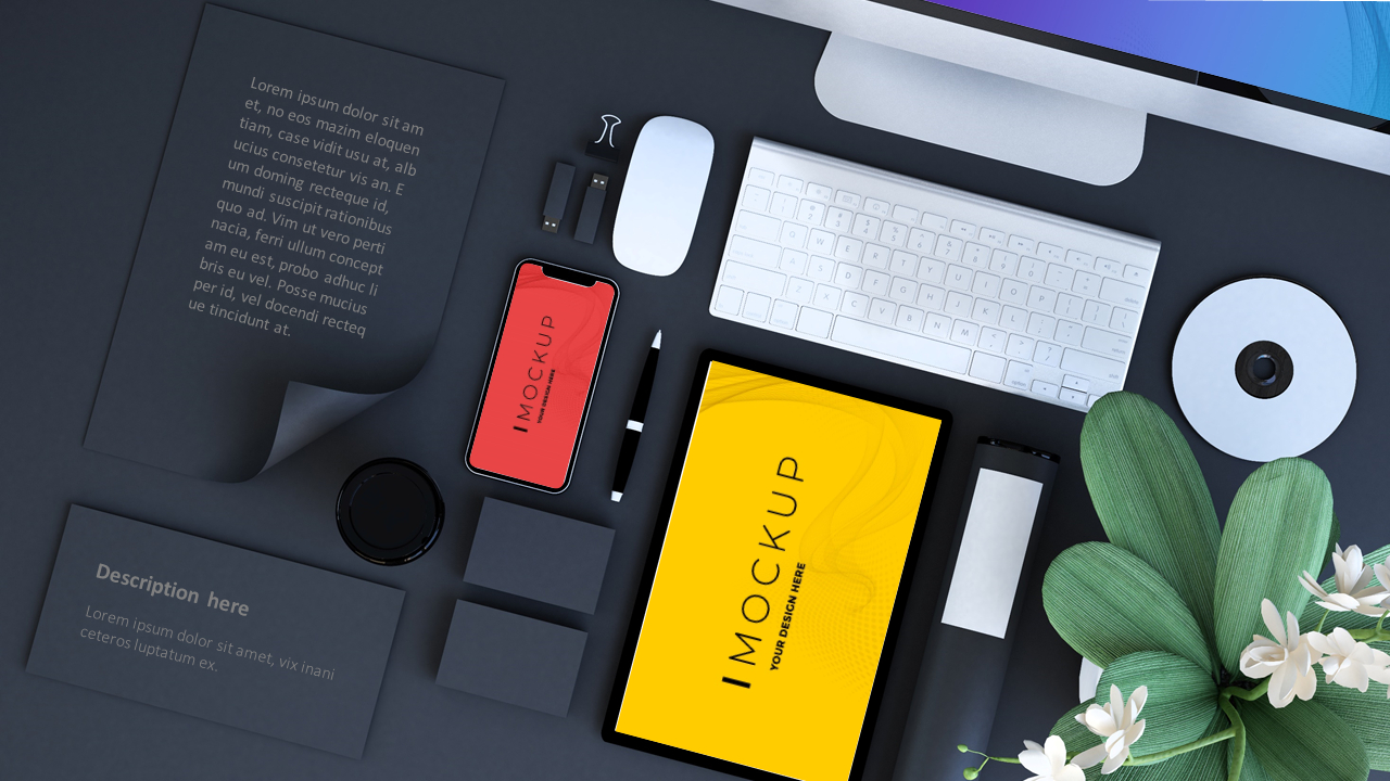 Device Mockup PowerPoint Business Templates