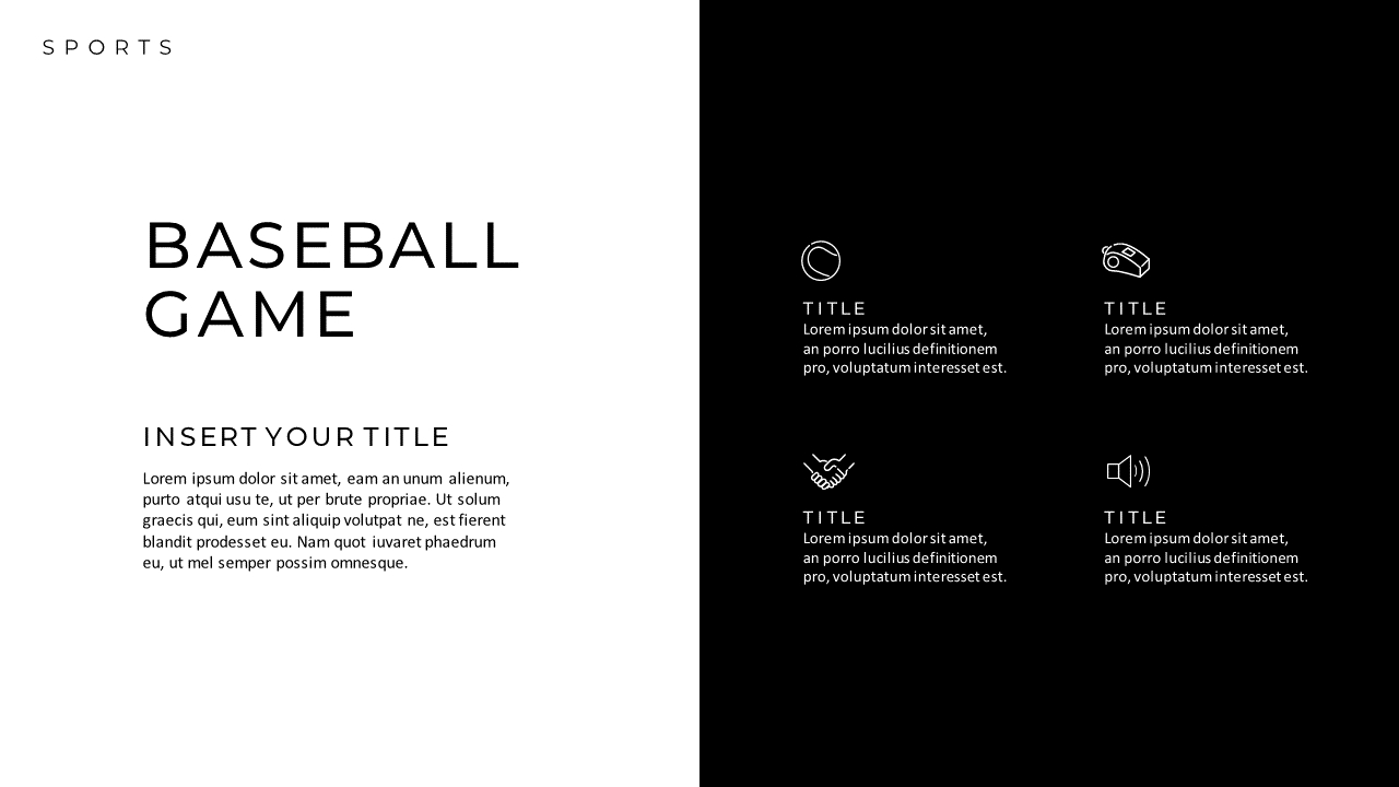 Let’s Play Baseball Game PowerPoint Presentation Examples