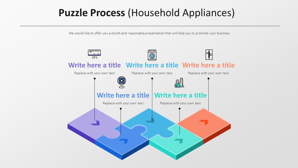 Puzzle Process Diagram (Household Appliances)|Puzzles