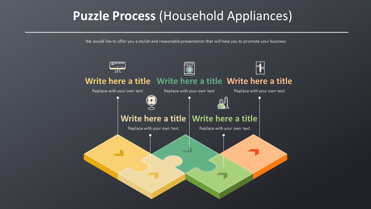 Puzzle Process Diagram (Household Appliances)|Puzzles