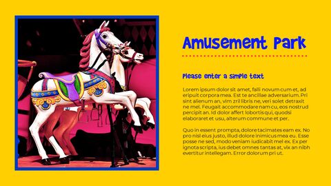 Amusement Park PPT Templates Design