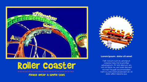 Amusement Park PPT Templates Design