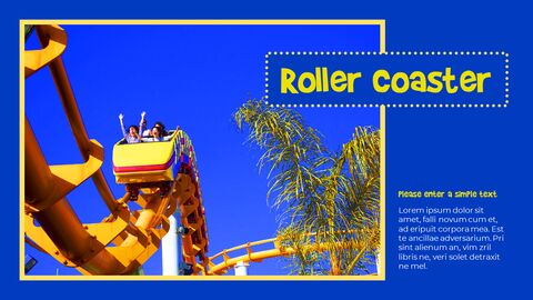 Amusement Park PPT Templates Design