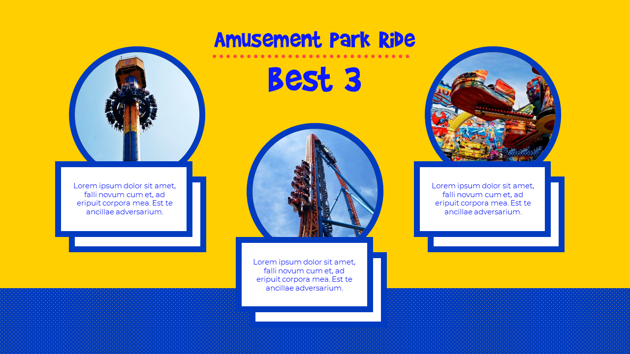 Amusement Park PPT Templates Design