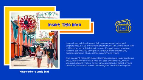 Amusement Park PPT Templates Design