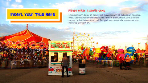 Amusement Park PPT Templates Design